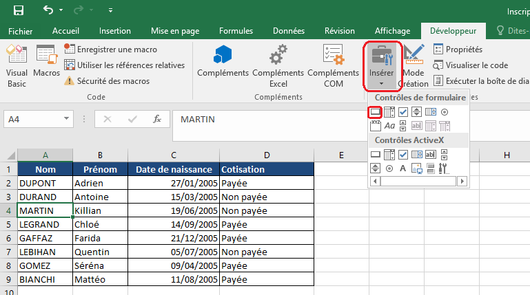Comment faire une macro sur Excel